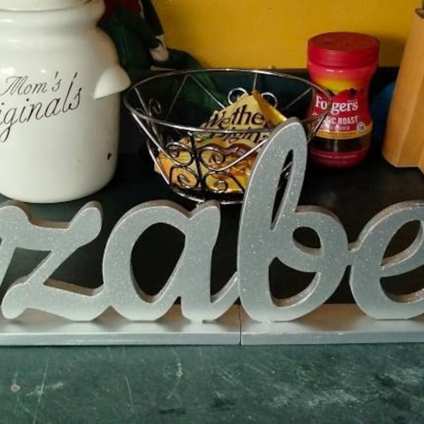 Sweet 16 Name Sign, Sweet 16 Centerpieces for Table, Sweet Sixteen Name ...