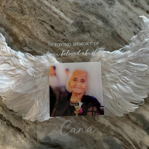 Reserved Memorial Sign, Personalized Memorial Plaque, in Loving Memory ...