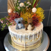 Australiana Cake Toppers Australian Native Fondant Cake - Etsy Australia