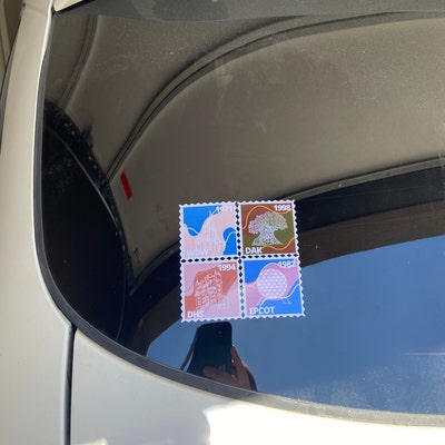 Walt Disney World Stamp Sticker Pack Magic Kingdom Sticker Epcot ...