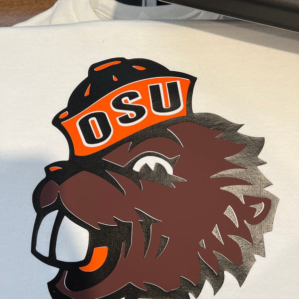 OSU Beaver Template Vector Files .ai / .eps / Pdf / Svg / Jpeg / Png - Etsy