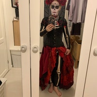 LADY DEATH Halloween Costume for Women, Adult Full Body Skeleton ...