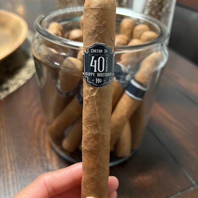 Custom Birthday Cigar Labels, Custom Milestone Cigar Labels, 30th, 40th ...