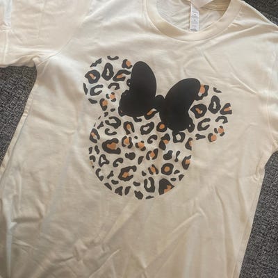 Leopard Print Minnie Shirt, Animal Kingdom Shirt, Women's Disney Shirt ...