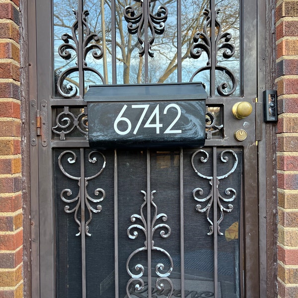 Reflective Mailbox Numbers, Reflective Mailbox Decals, Mailbox Decals ...