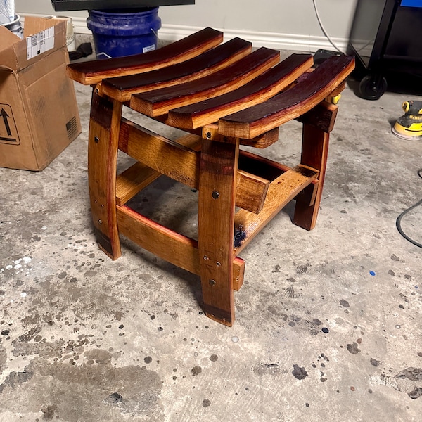 Wine Barrel Stool Kit - Etsy