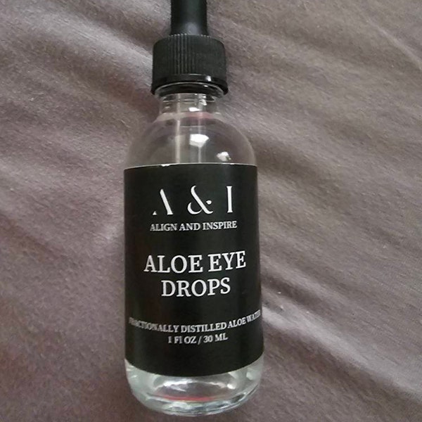 Organic Eye Drops: Aloe Eyes - Etsy