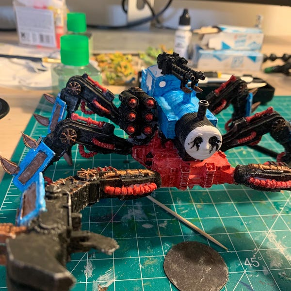 Thomas the Daemon Engine - Proxy Model for Table Top War Games! - Etsy