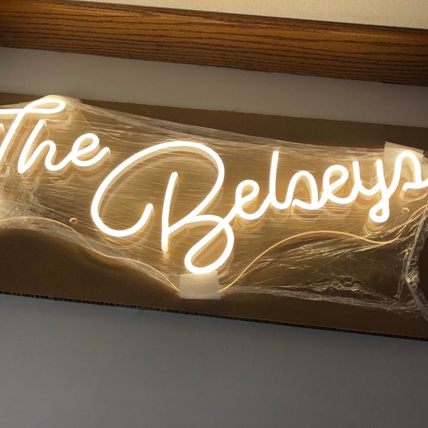 Wedding Custom Neon Sign Flex Led Neon Light Sign Led Logo Custom Neon ...