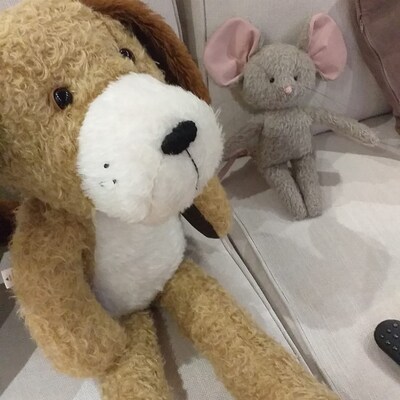 Stuffed Puppy Dog PDF Sewing Pattern & Tutorial / Stuffed - Etsy