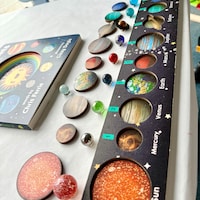 Collectors Mini Solar System Orrery Globe Marble Collection in ...