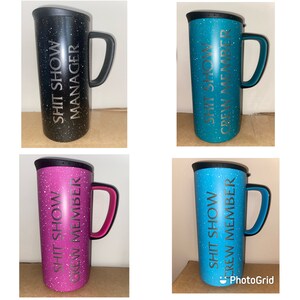 Personalised Coffee Keep Cup, Glass Coffee Mug Engraved Cork Band ...