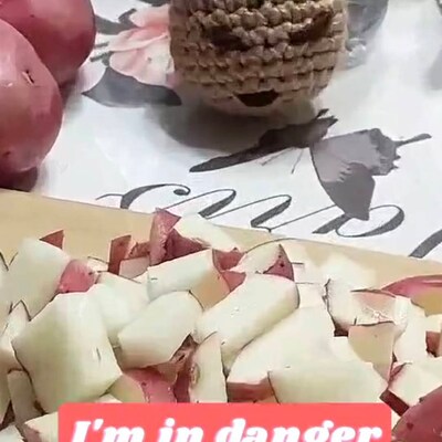 Crochet Tater Potato Amigurumi Plush / Stress Ball Cute/ Sensory Toy ...