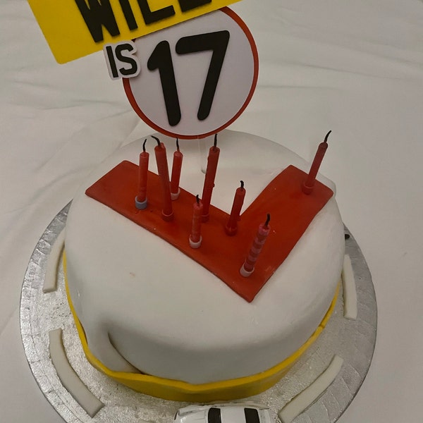 Personalised Learner Driver Cake Topper | New Driver Cake Topper | L ...