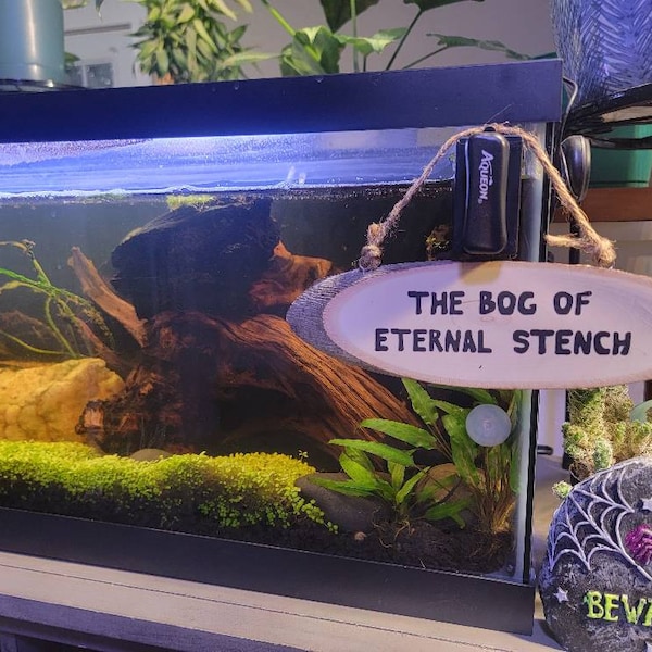 Bog of Eternal Stench Wooden Sign - Etsy