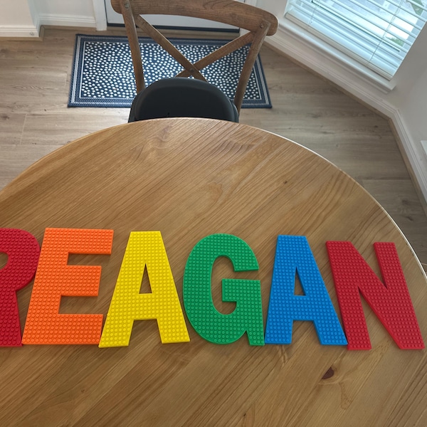 LARGE Brick Wall Letters, Custom Name Wall Letters, Personalized Brick ...