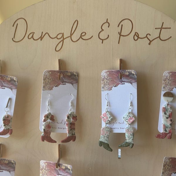 Earring Display Stand | Market Prop | Earring Holder | Earring Maker ...