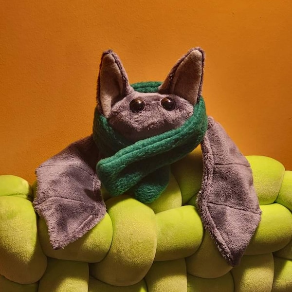 Made to Order Bean the Bat | Scarf Included! - Etsy