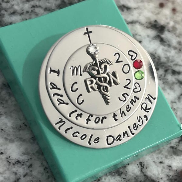Personalized Pin for LVN / Nursing Pin /LVN / Nurse Pin / Nursing ...