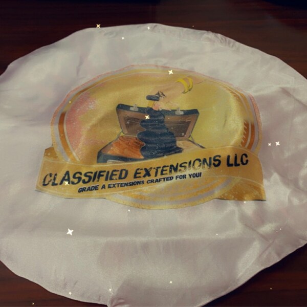 Custom, Personalized, Single Layer Satin Hair Bonnets | Logo Hair ...