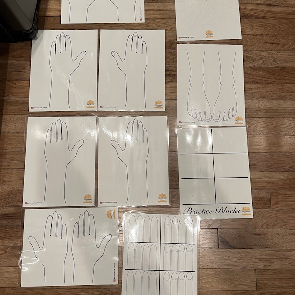 Henna Practice Laminated Sheets | 10 Styles to Choose From | Henna ...