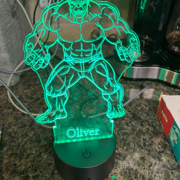 Transformer Bumblebee Personalized LED Light, Gift Item Lamp, LED Base ...