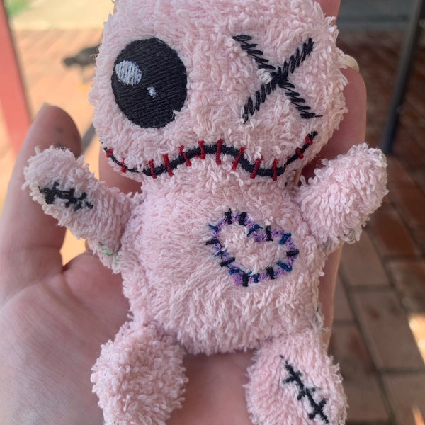 Patchwork Voodoo Doll ITH Embroidery Machine Pattern - Etsy