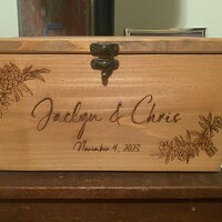 Rustic Wooden Card Box Graduation Card Box Wedding Card Box - Etsy