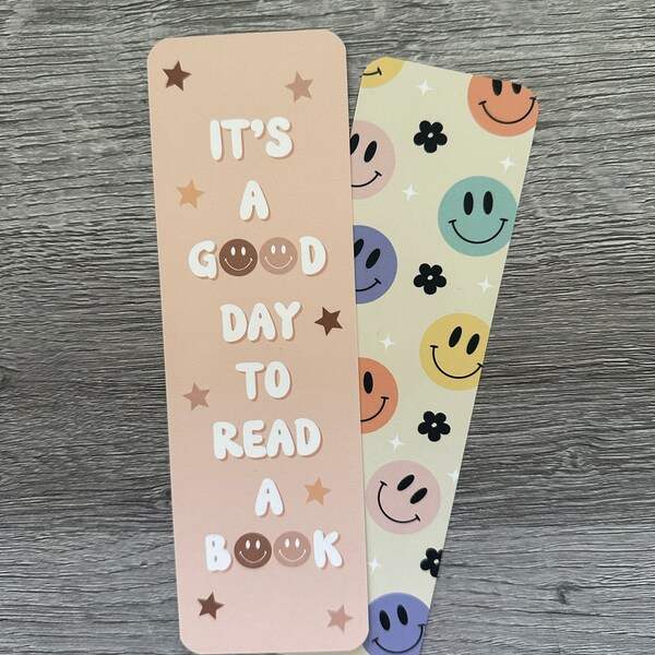 Retro Happy Collection - Handmade Bookmarks, Available as Set or ...