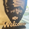 Park Style Welcome Sign Parks System Inspired Family Name - Etsy