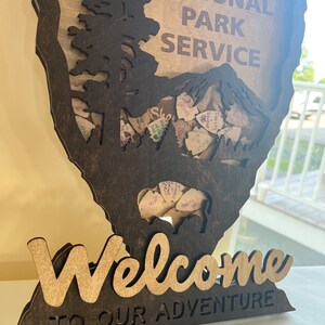 National Park Sign & Forest Service Welcome Sign Family Name - Etsy