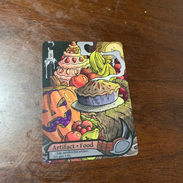 Food Token - Custom Altered MTG Magic the Gathering Fantasy Board Game ...