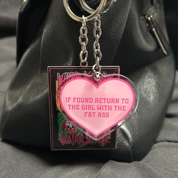 Return to Fat Ass Keychain, Acrylic Keychain, Baddie Keychain, Car ...