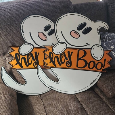 TEMPLATE: Halloween Boo Ghost Spider - Etsy