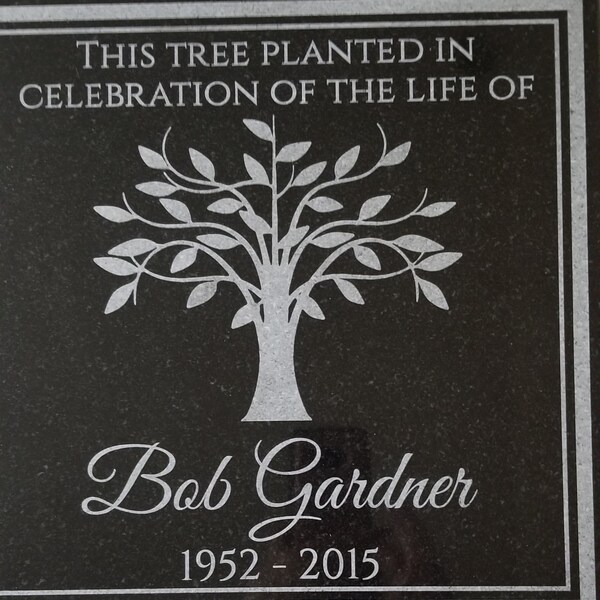 Personalized Tree Planting Ceremony Dedication Memorial 12"x12" Custom ...