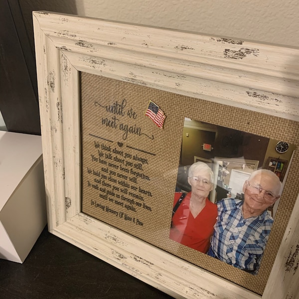 Remembering A Loved One Personalized Memorial Picture Frame Sympathy ...