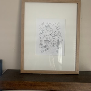 Bora Bora Sketch Art Print French Polynesia Art Pacific - Etsy