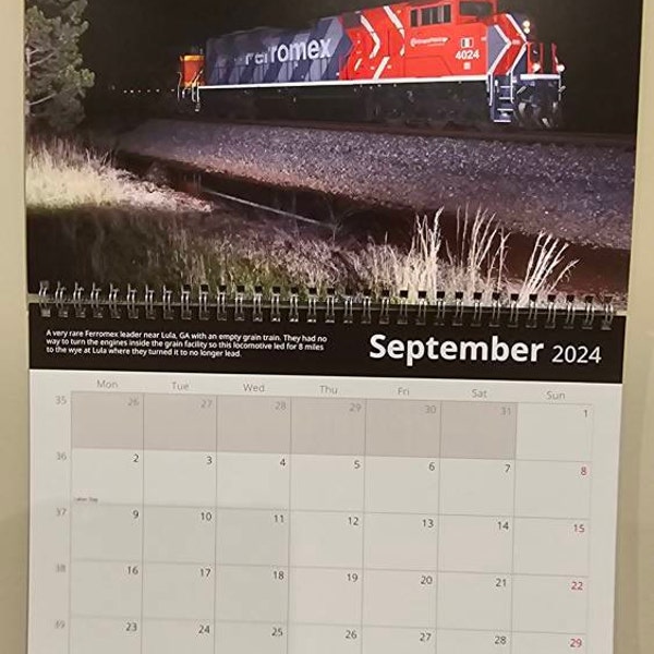 Montana Railroading 2025 Train Calendar - Etsy