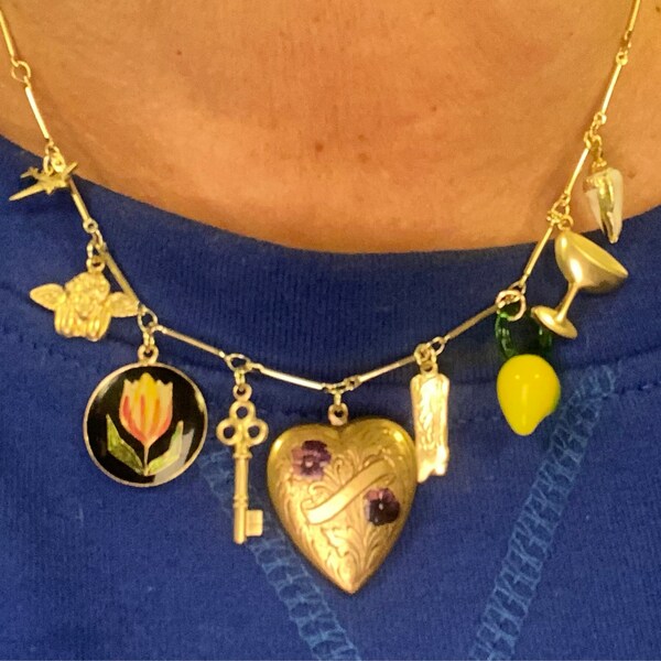 Build Your Own Custom Charm Necklace Customizable Charm Necklace Custom ...