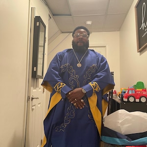 Royal Blue AGBADA, AGBADA for Men, Agbada Style Men, African Wedding ...