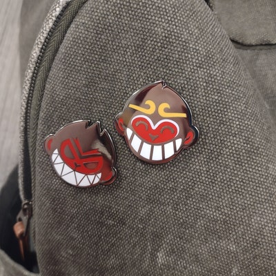 LMK: Sun Wukong and Macaque Logo Enamel Pin - Etsy
