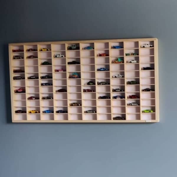 Display for Hot Wheels Cars, 1/64 Diecast Car Garage Matchbox Display ...