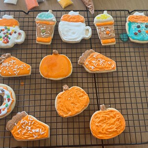 Fall Cookie Decorating Kit Fall DIY Cookie Kit large - Etsy