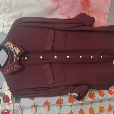 Fruit Oranges Orange Citrus Food Health Face Masks Embroidered Iron on ...