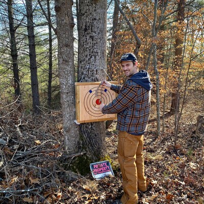 Medium 4-ring Hanging Axe and Knife Throwing Target FREE SHIPPING - Etsy