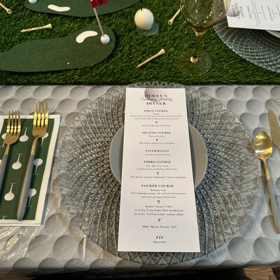 Golf Itinerary Editable Template, Printable Travel Itinerary Cards ...