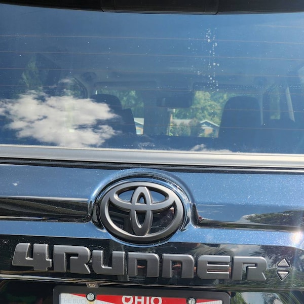 4runner Matte Black Emblem Overlay Kit: SR5 & Limited Models (2014-2024 ...