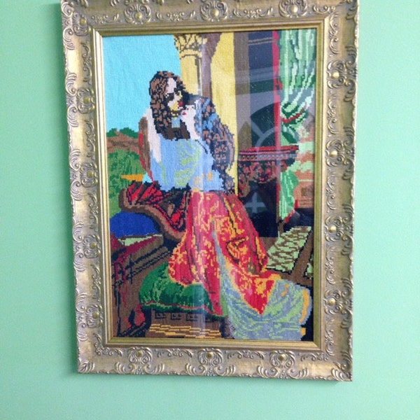 UNIQUE Ukrainian Embroidered Antique Rushnik Embroidered Long Towel ...