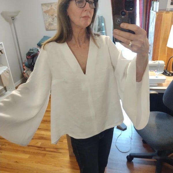 Flared Sleeve Sewing Pattern | Flutter Ruffle Sleeve Pattern | Add on ...