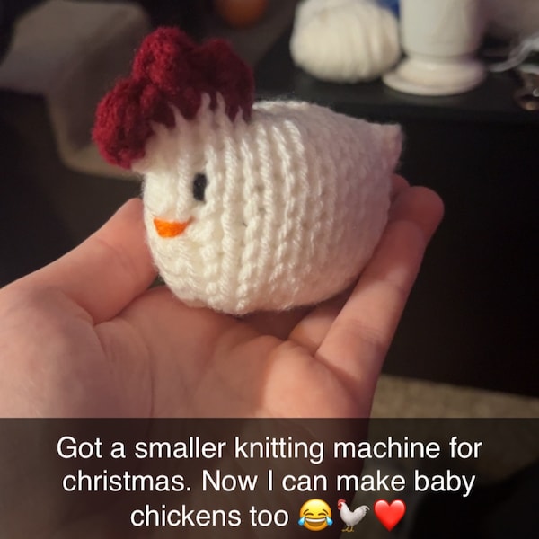 Barnyard Chicken Pattern PDF - Sentro or Addi Circular Knitting Machine ...